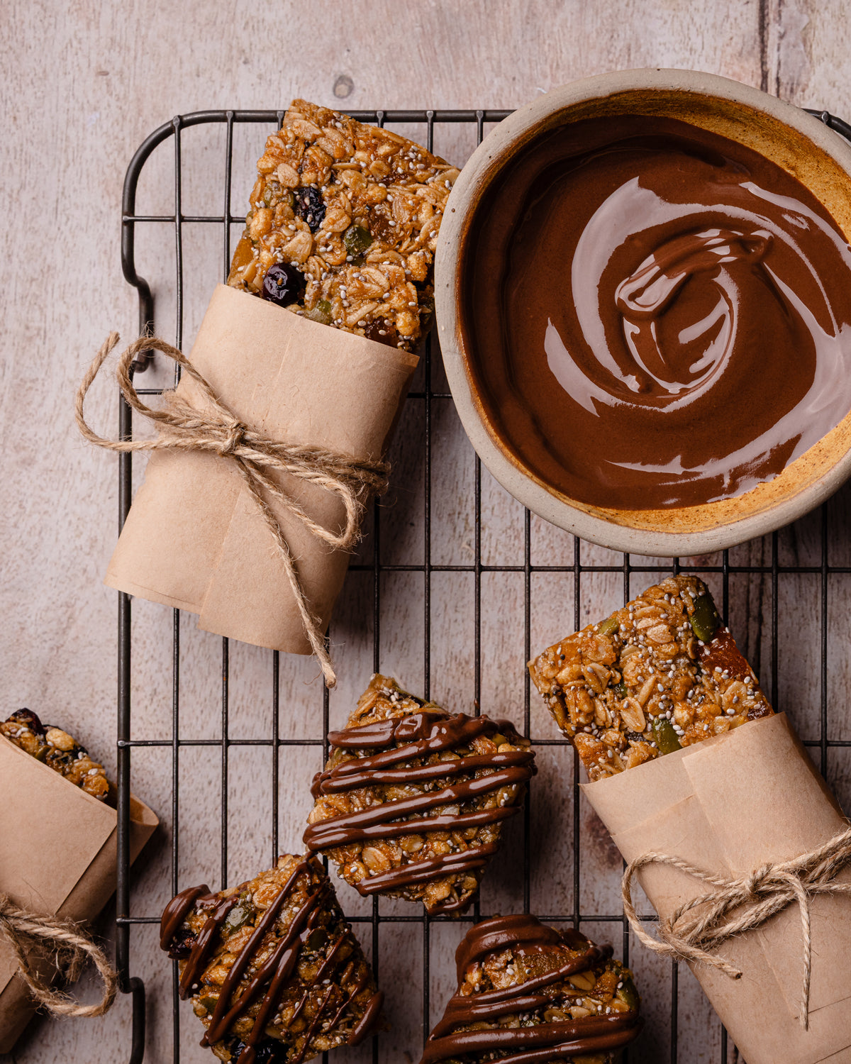 Baked Nut-Free Muesli Bars – Carob for Cooking